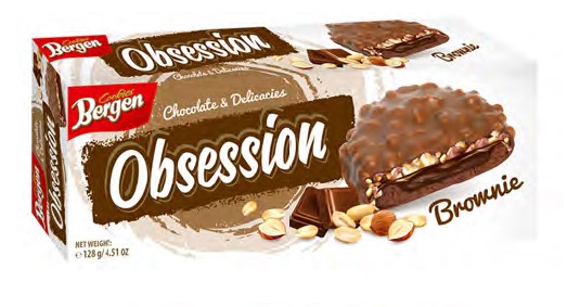 Печенье Bergen Obsession Brownie 128g 5902379105735 | Лапландия Маркет