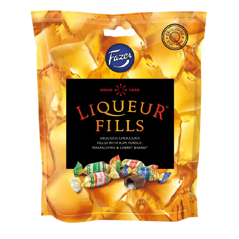 Шоколадные конфеты Fazer Liqueur Fills konvehteja 165g 6416453038646
