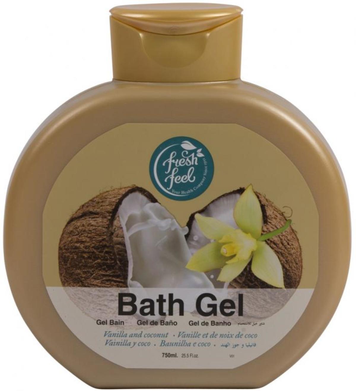 Гели для душа Fresh Feel Bath Gel Vanilja&Coconut 750m 8410385002377